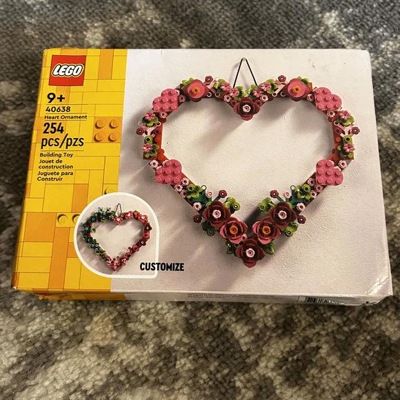 Lego | Toys | Lego Heart Shaped Ornament Building Kit New | Poshmark